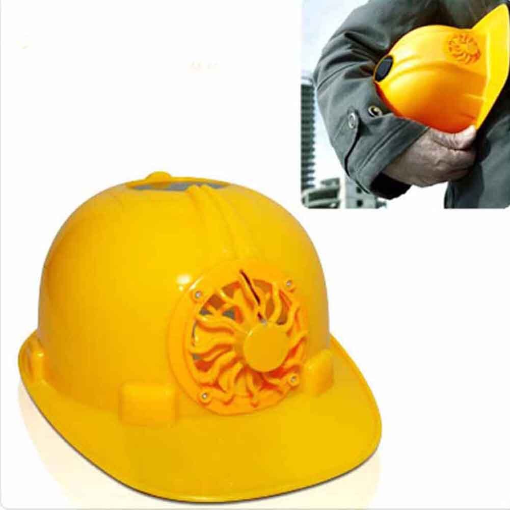 Solar Powered Safety Helmet Hard Ventilate Hat Cap... – Grandado