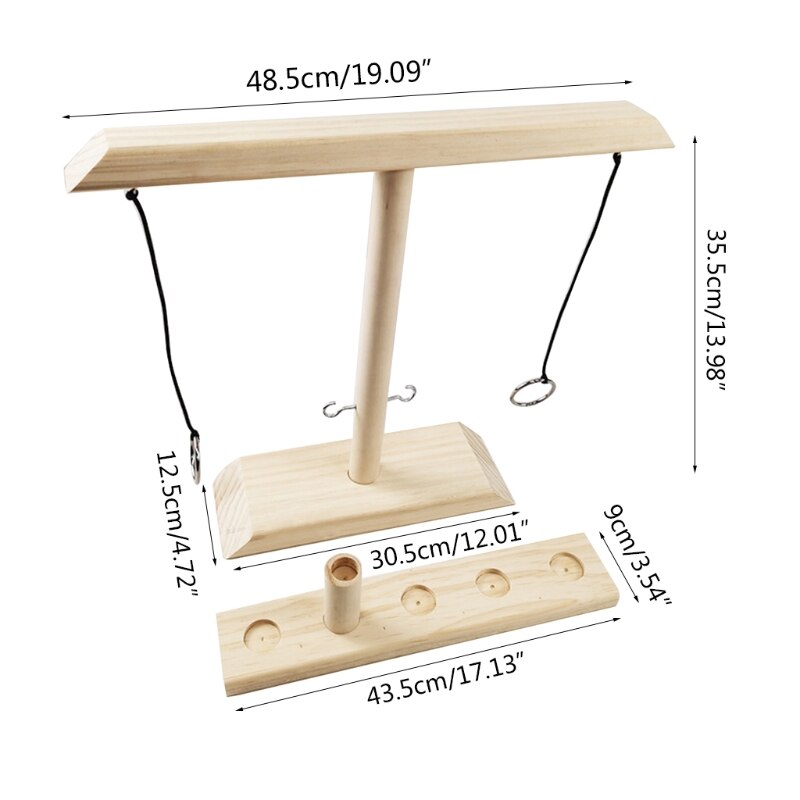 Ring And Hook Anti Stress Ring Toss Head to Head Y... – Grandado