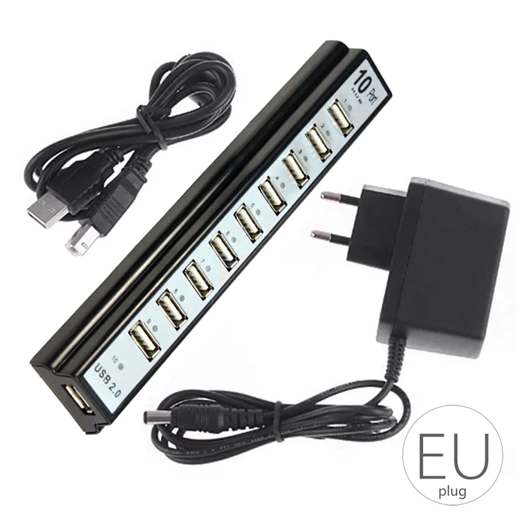 1 stücke USB HUB 10 Port Tastatur U-disk Maus USB ... – Grandado