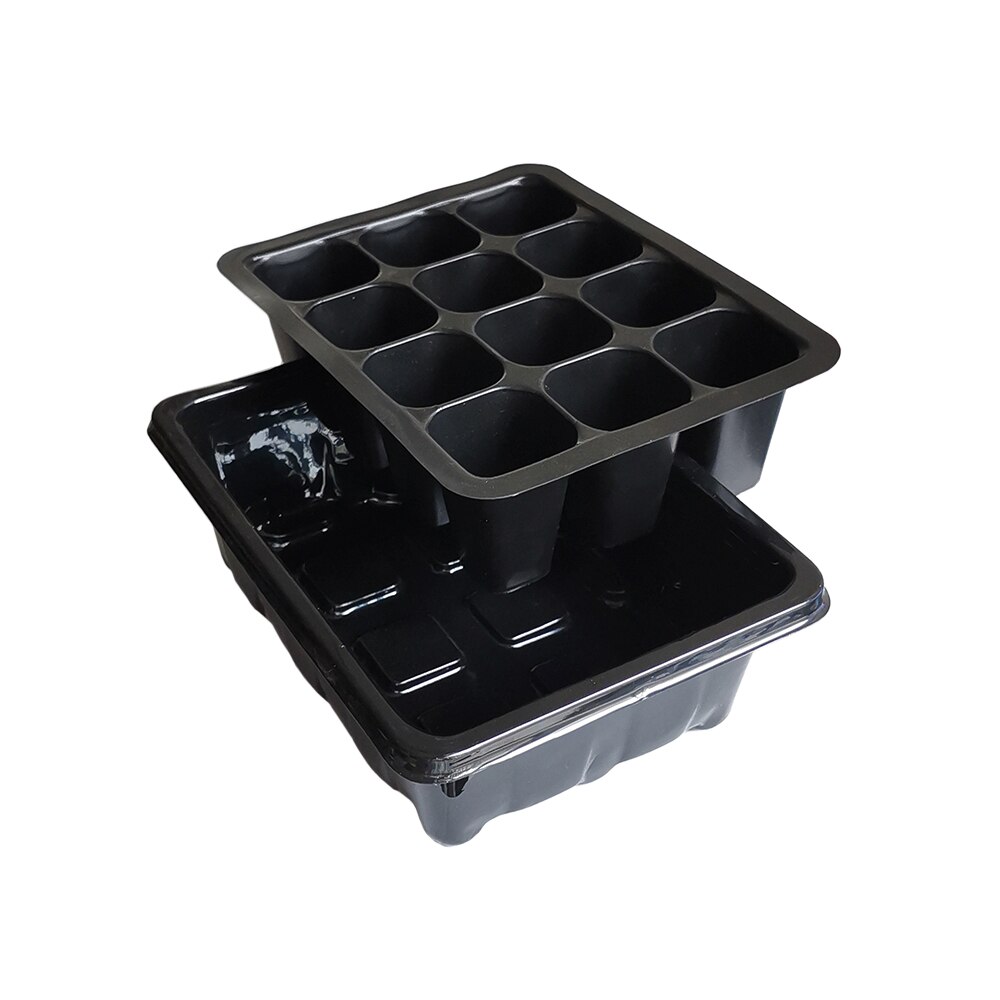 10 st plantskolakrukor i plast 12 celler plantbric... – Grandado