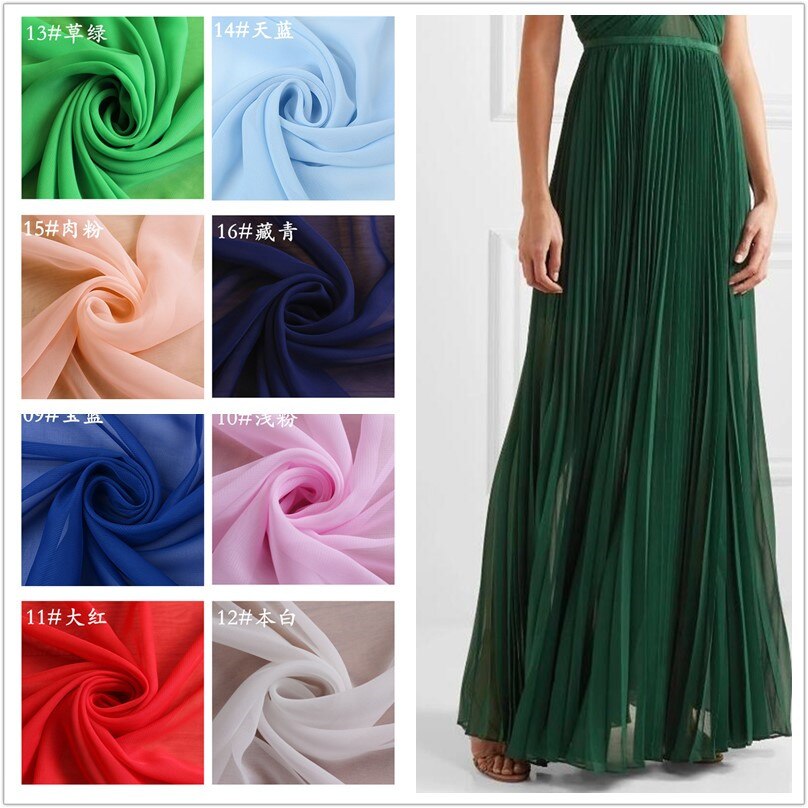 75D chiffon fabric Georgette chiffon fabric spot m... – Vicedeal