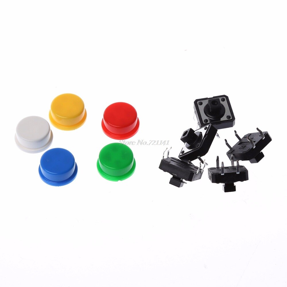 25 Stuks 12X12X7.3 Mm Momentary Tactile Push Butto... – Vicedeal