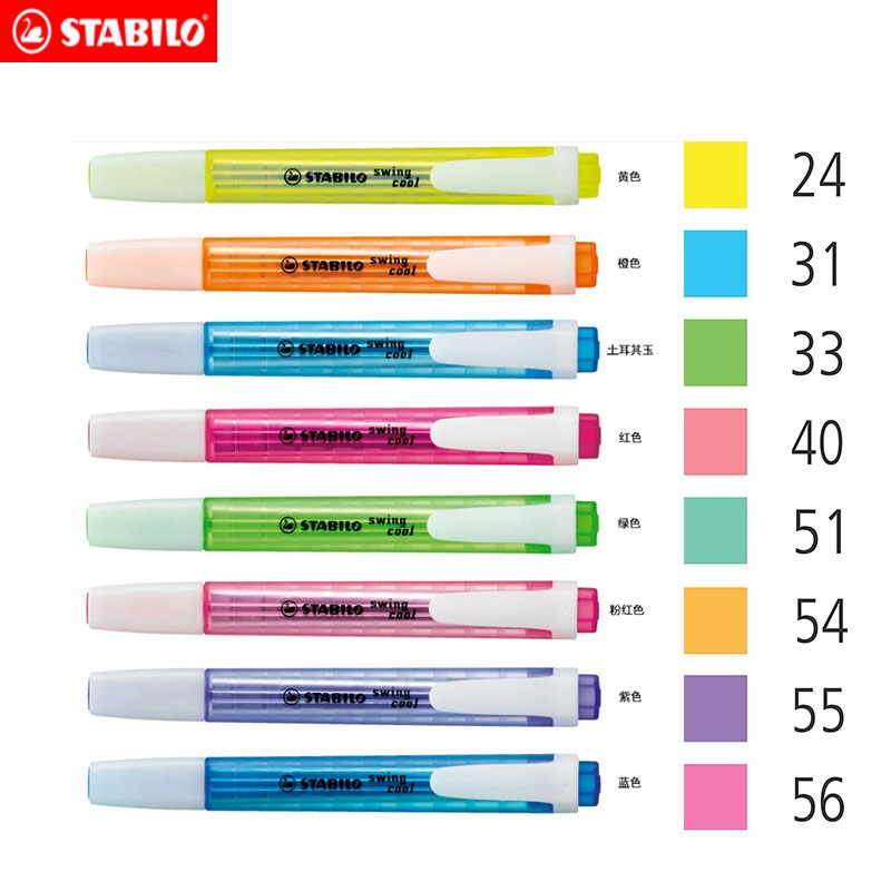 STABILO Swing Cool Highlighter Marker Pen Fluoresc... – Grandado