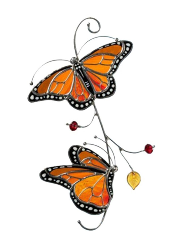 Metal Monarch Butterfly Exquisite Crafts Window Ha... – Grandado