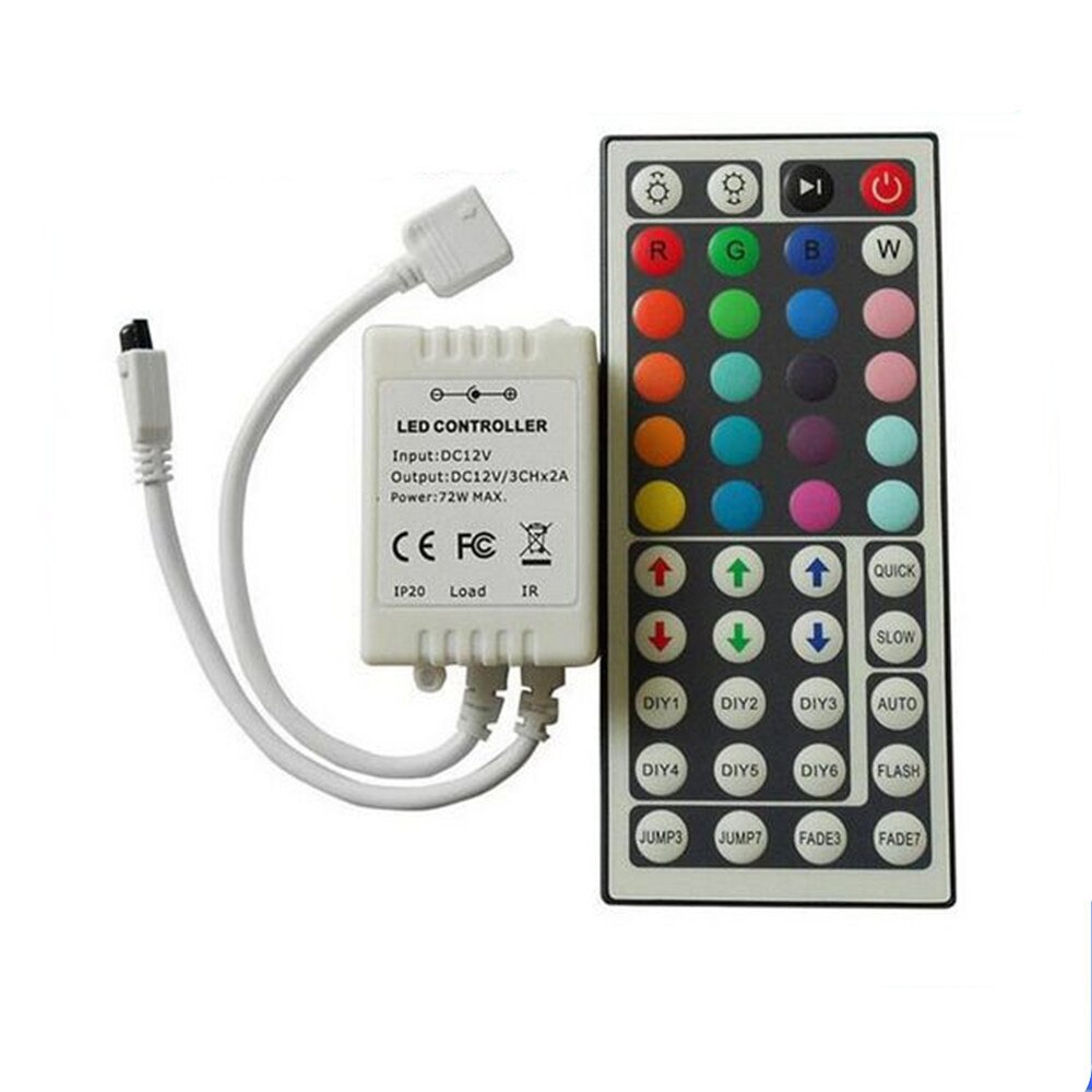 RGB IR Remote Controller 3key 24key 44key DC12V fo... – Grandado