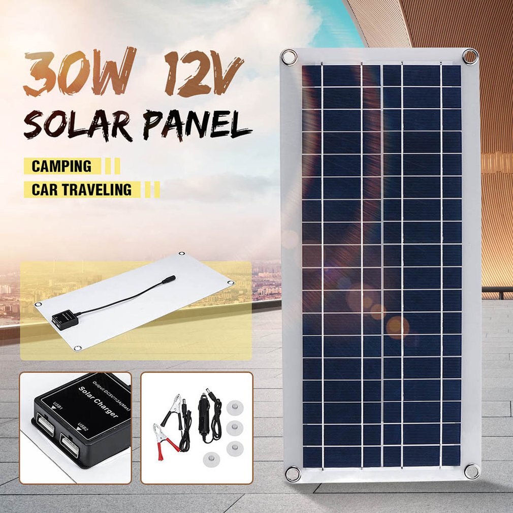 20W solar power panel sunpower energy photovoltaic... – Grandado