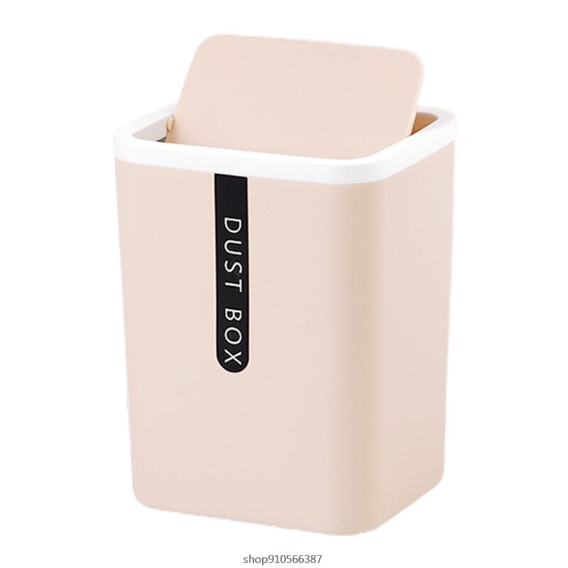 Mini Desktop Trash Can Tabletop Plastic Waste Bin ... – Grandado