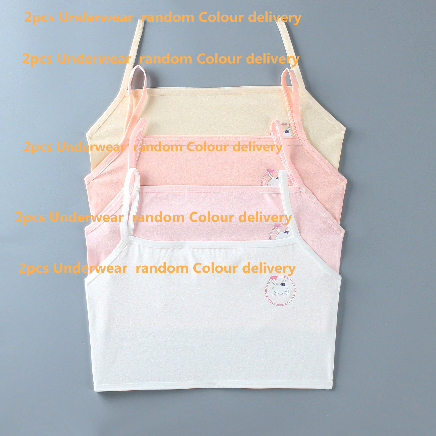 2pcs/Lot In Stock Girl Undercloth Kids Summer Inne... – Grandado