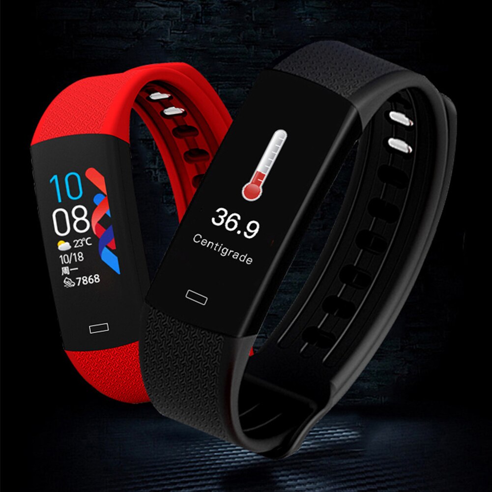 B6W Smart Bracelet Thermometer Body Temperature Me... – Grandado