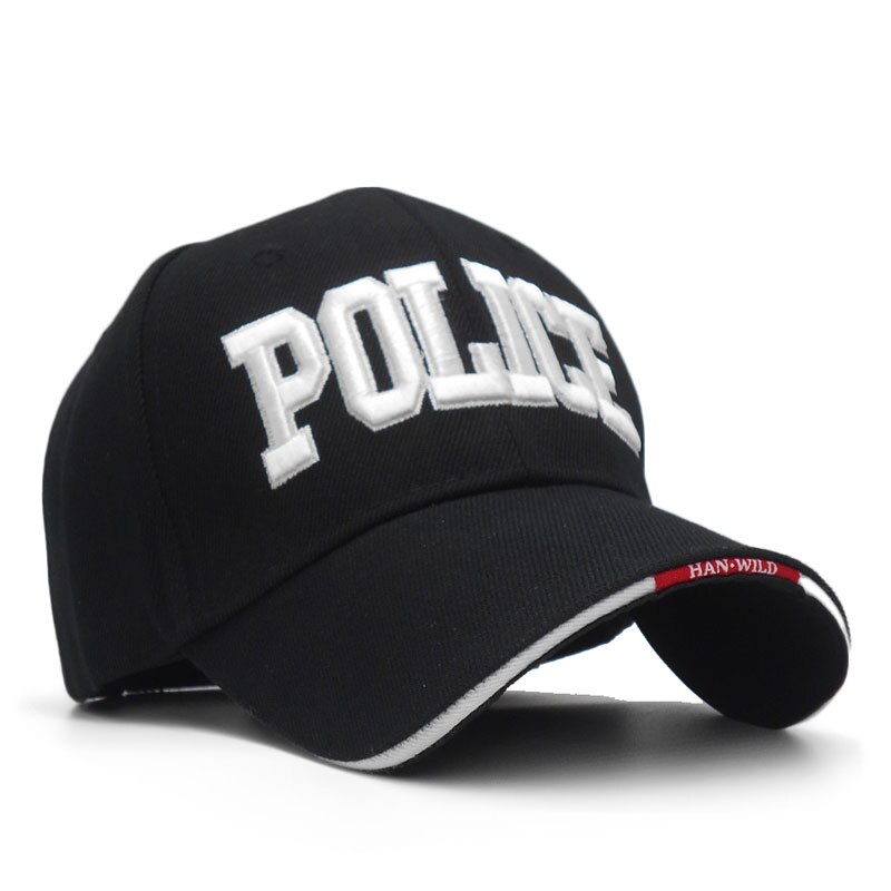 Embroidered POLICE Hats Caps Men Outdoor Sport Tac... – Grandado
