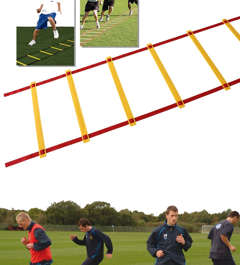 Itstyle 8 trin 12 fod 4m fodbold træning stige 2mm... – Grandado