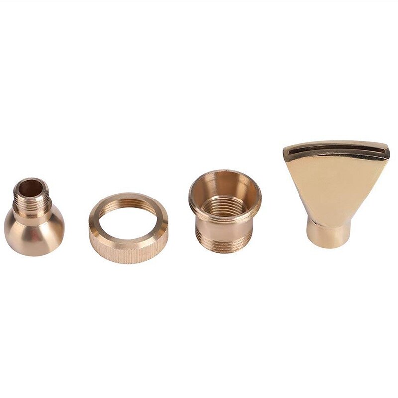 Adjustable Water Feature Nozzle Brass Fan-Shaped Fountain Nozzle - 1/2 ...