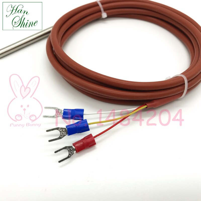 PT100 RTD Temperature Sensor 6mm*80mm Class B 2m S... – Grandado