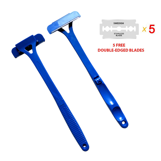 Back Hair Shaver For Men Foldable Hair Removal Raz... – Grandado