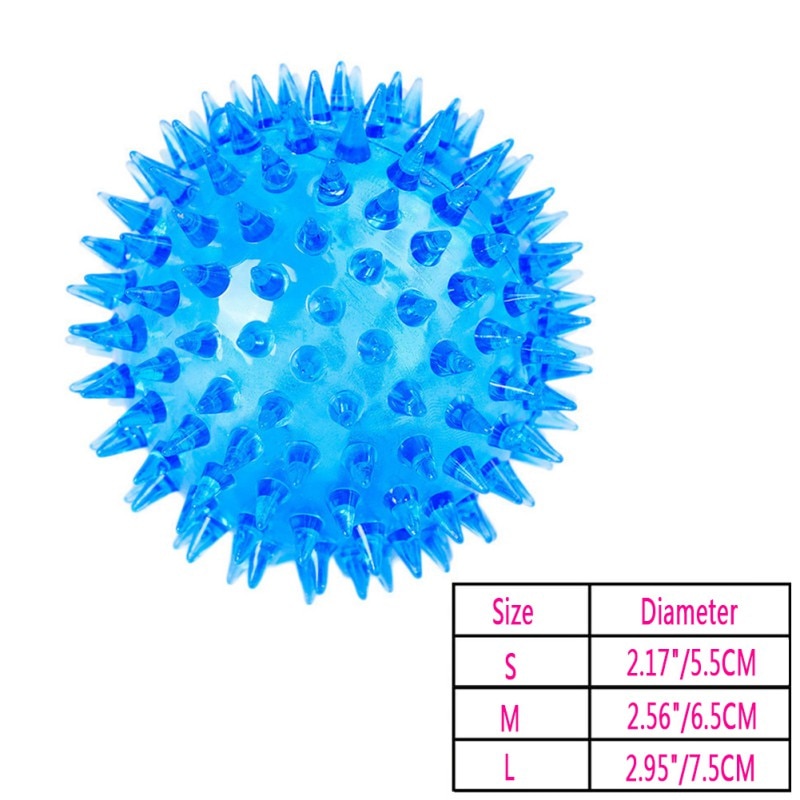 Dog Cat Luminous Sounded Elastic Bite Chew Ball To... – Grandado