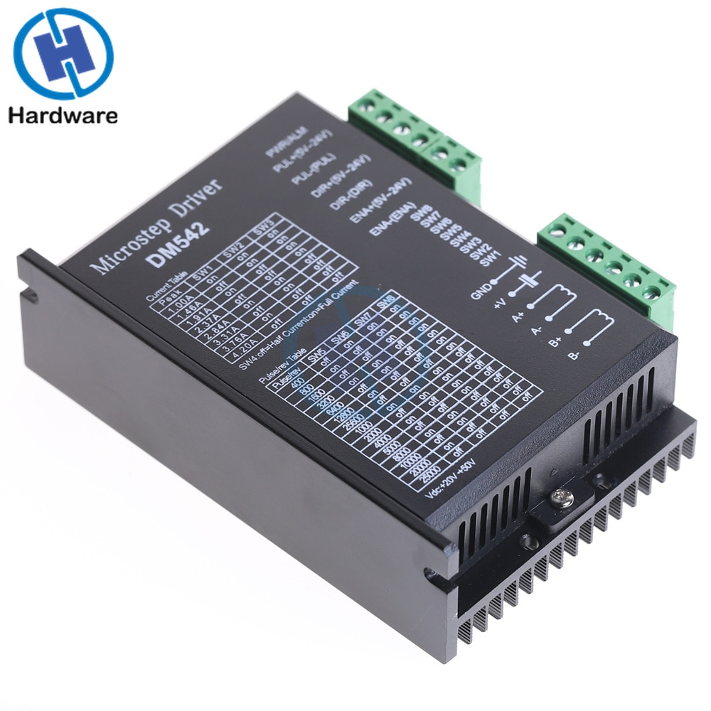 24C-50VDC 4.2A Digital DM542 Stepper Motor Driver ... – Grandado