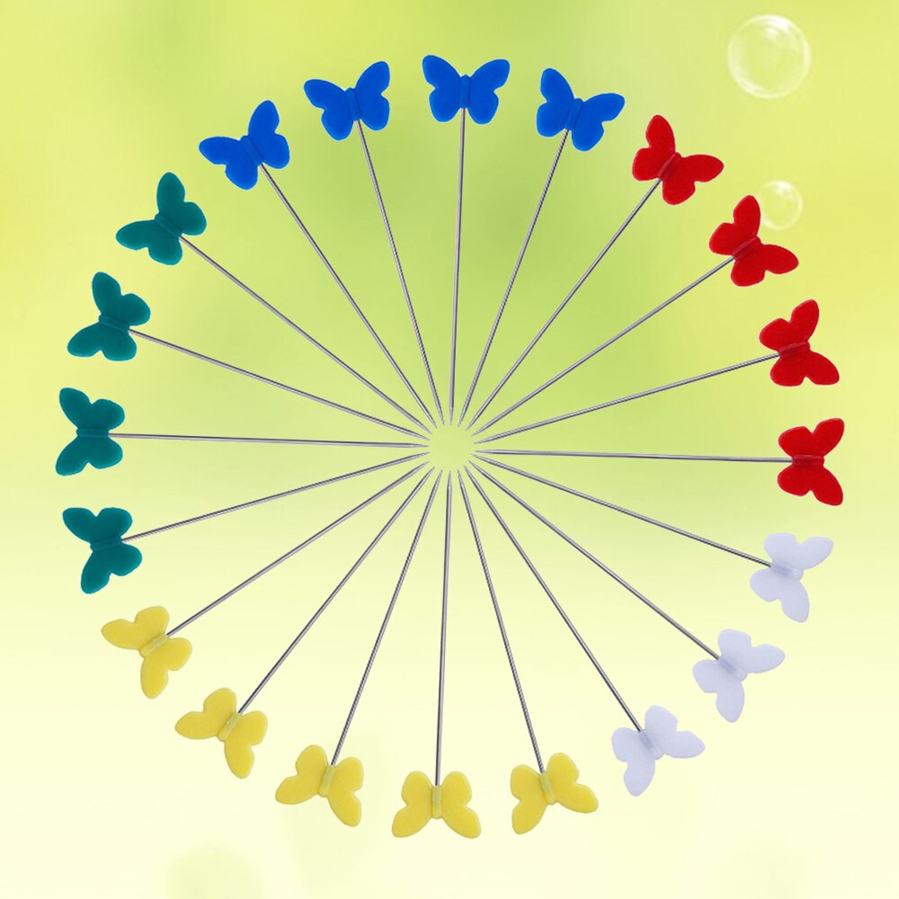100Pcs Vlinder Hoofd Pins Plastic Head Push Pins P... – Vicedeal