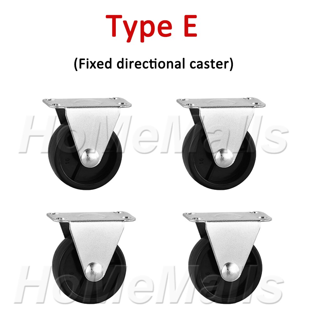 4pcs Swivel Caster Wheels PP Caster with 360 Degre... – Grandado