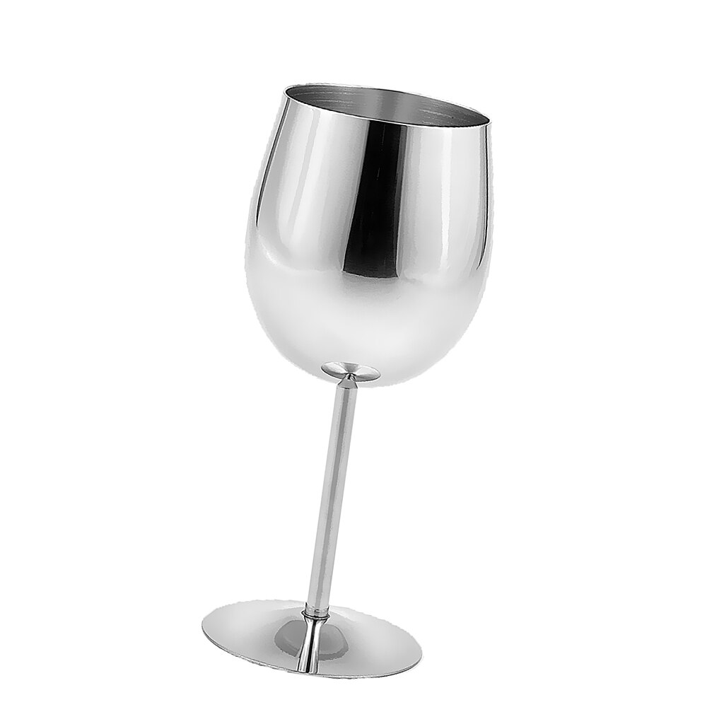 Stainless Steel Wine Glasses Wine Goblet Glass For... – Grandado