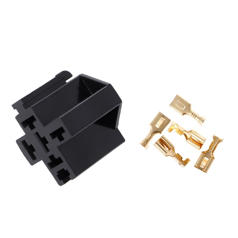OOTDTY 40A 5 Pin Relais Connector Socket met 5x6.3... – Grandado