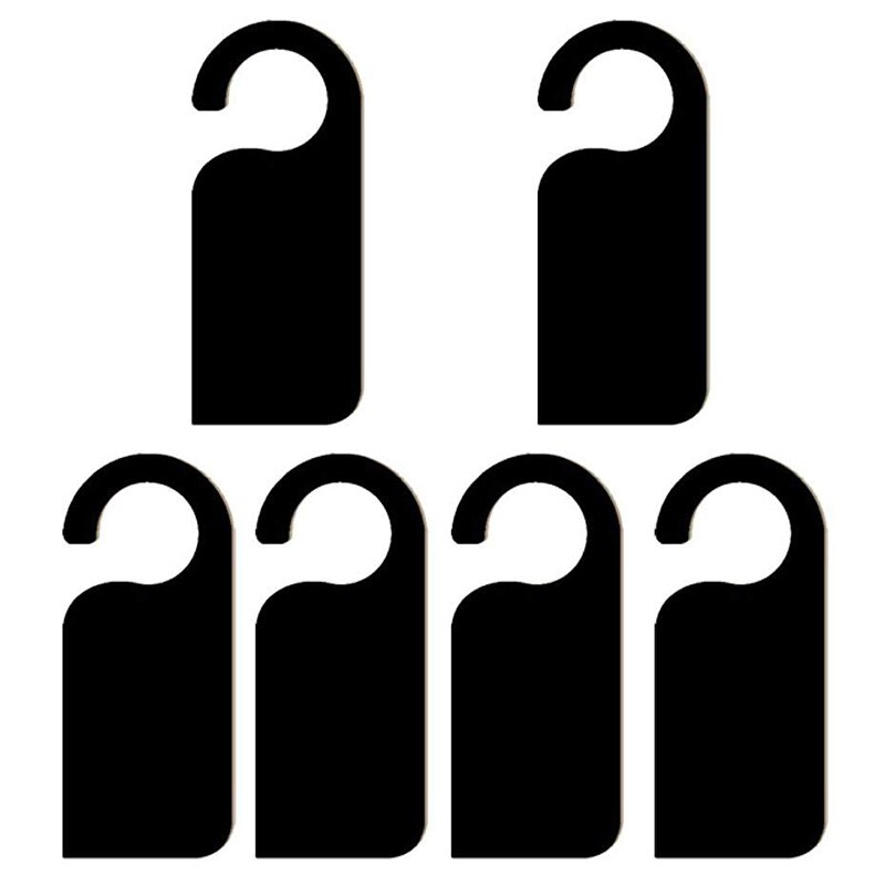 6 Pcs Wooden Door Sign Hanger Mini Double-Sided Wo... – Vicedeal
