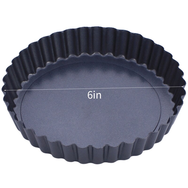 6Inch Round Pie Pan Non-Stick Tart Quiche Flan Mol... – Vicedeal
