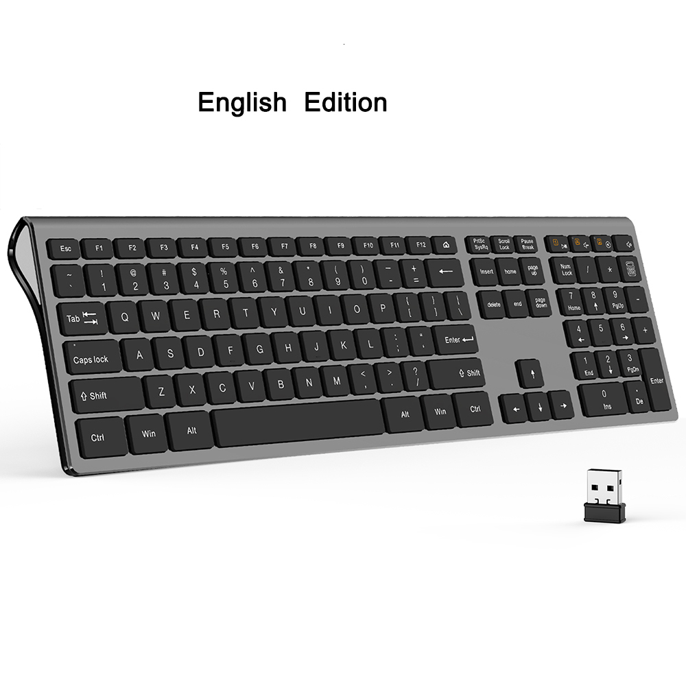 SeenDa Thin 2.4G Wireless Keyboard for Laptop Desk... – Vicedeal