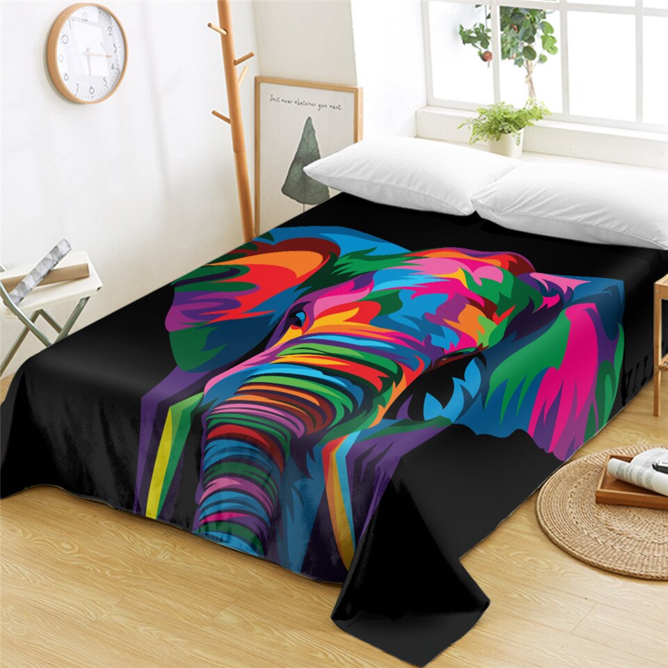 The Royal Giraffe by Weer Bedspread Watercolor Fla... – Grandado