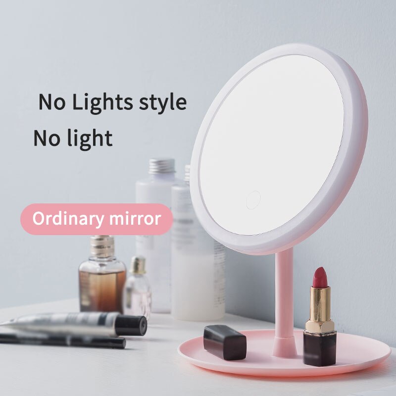 Led Light Makeup Mirror Storage Makeup Face Adjust... – Grandado