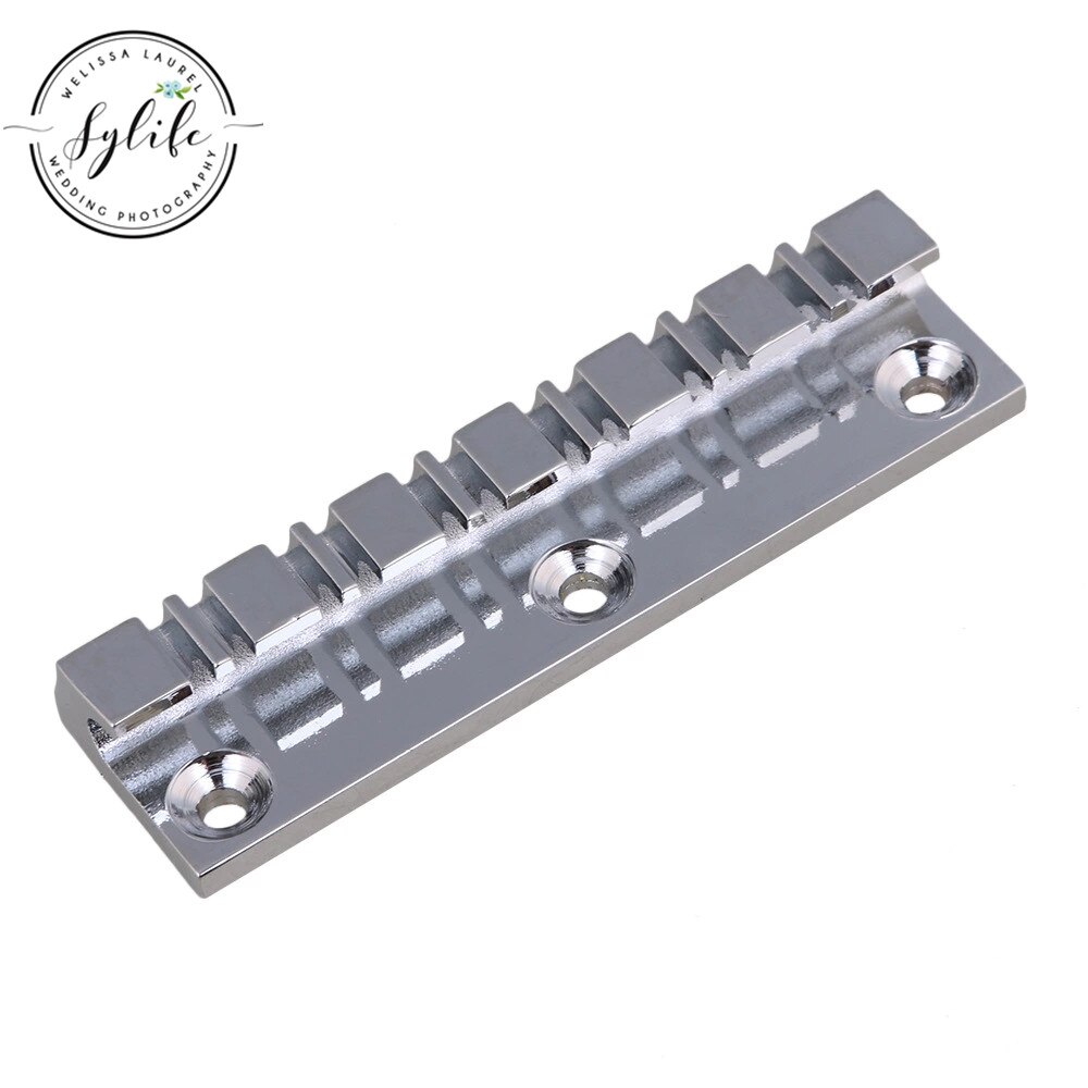 Metal Guitar Parts Chrome 12 Strings Guitar Bridge... – Grandado