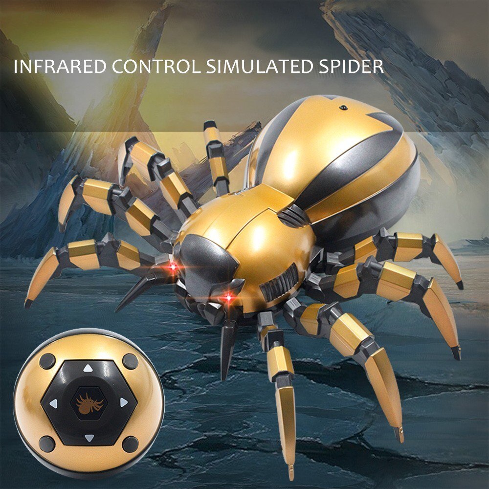 Infrared Remote Control Mechanical Spider With LED... – Vicedeal