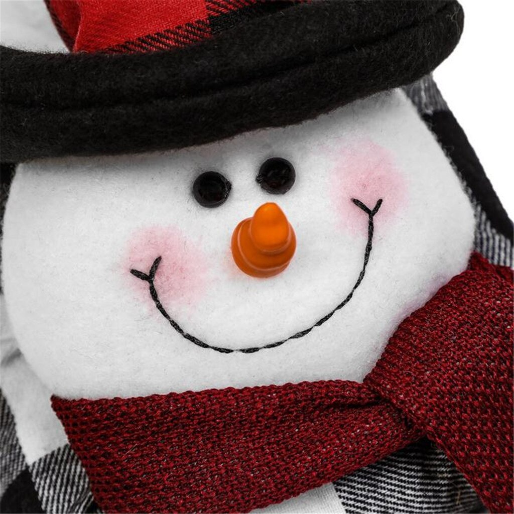 Kerst Gordijn Gesp Oude Man Sneeuwpop Gordijn Gesp... – Grandado