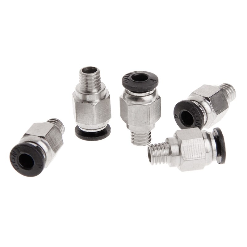 5Pcs Pneumatic Fittings PC4-M6 Bore 4mm For 4mm PT... – Grandado