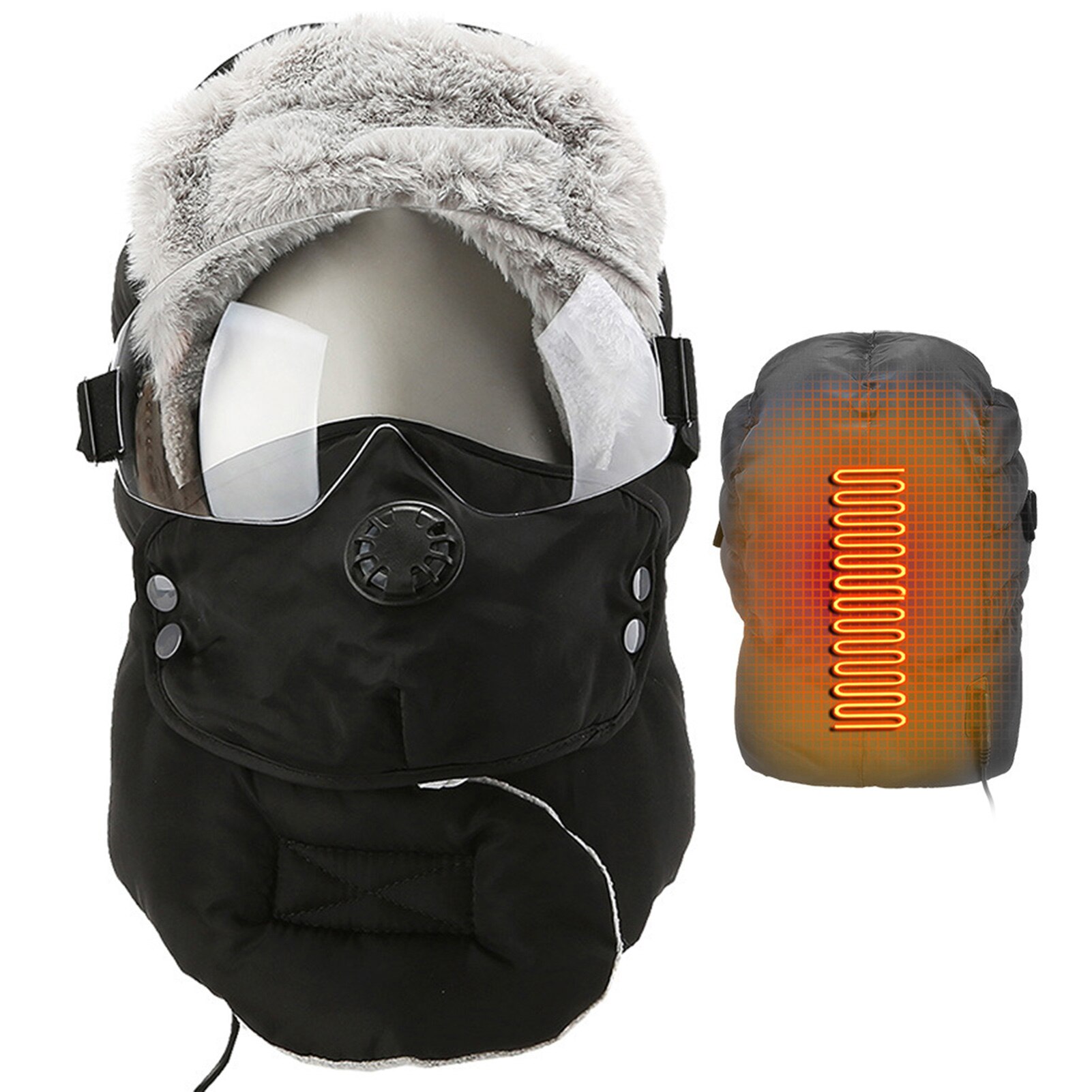3-speed Temperature Adjustable Heated Trapper Hat ... – Grandado