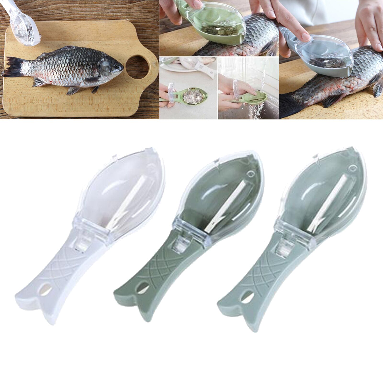 Plastic Vis Schaal Remover Ontkalker Scaler Keuken... – Grandado