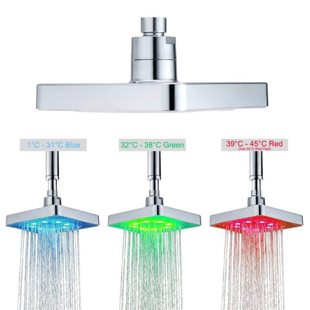 6 Inch 3 Colors Changing Water Temperature Sensor ... – Grandado