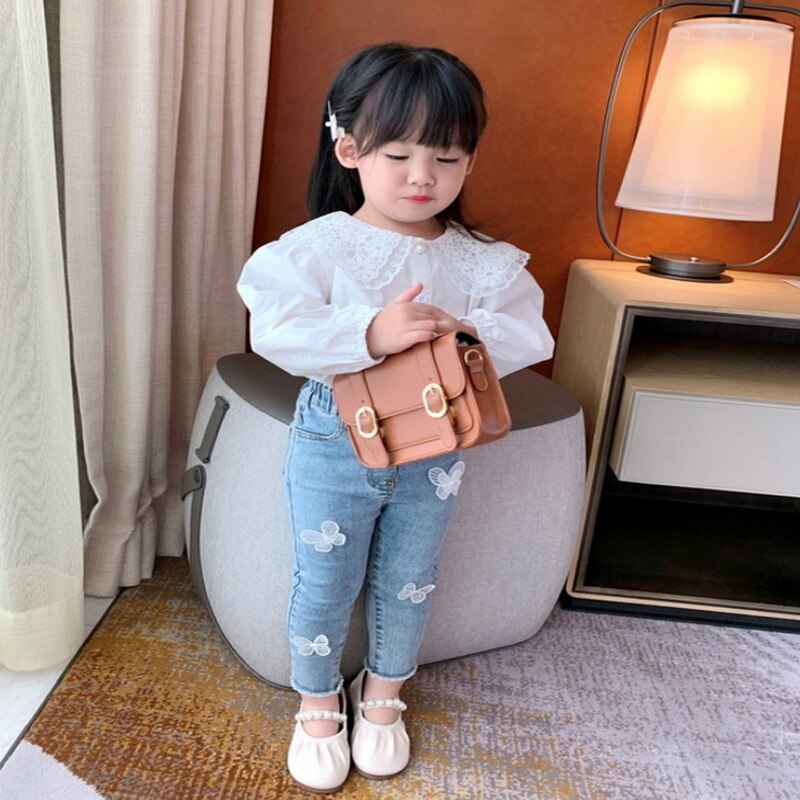 Autumn Kids Girls Jeans Light Blue Slim and Tight ... – Grandado