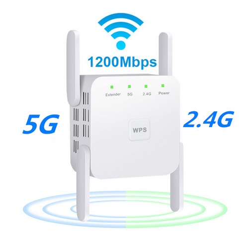 Wireless Wifi Repeater WiFi Extender 2.4G 5G AP Ro... – Vicedeal