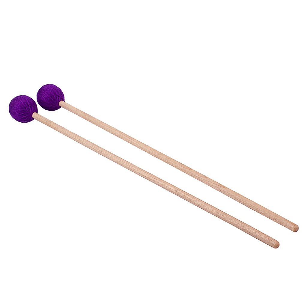 Pack of 2 Soft Purple Wool Head Marimba Timpani Ma... – Grandado