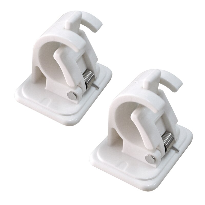 2 stk gardinstænger fastholdende clips kroge bruse... – Grandado