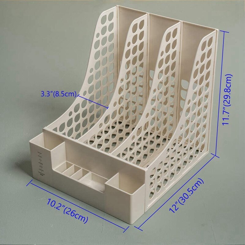 Plastic Folder Stand Desktop Storage Box Office De... – Vicedeal