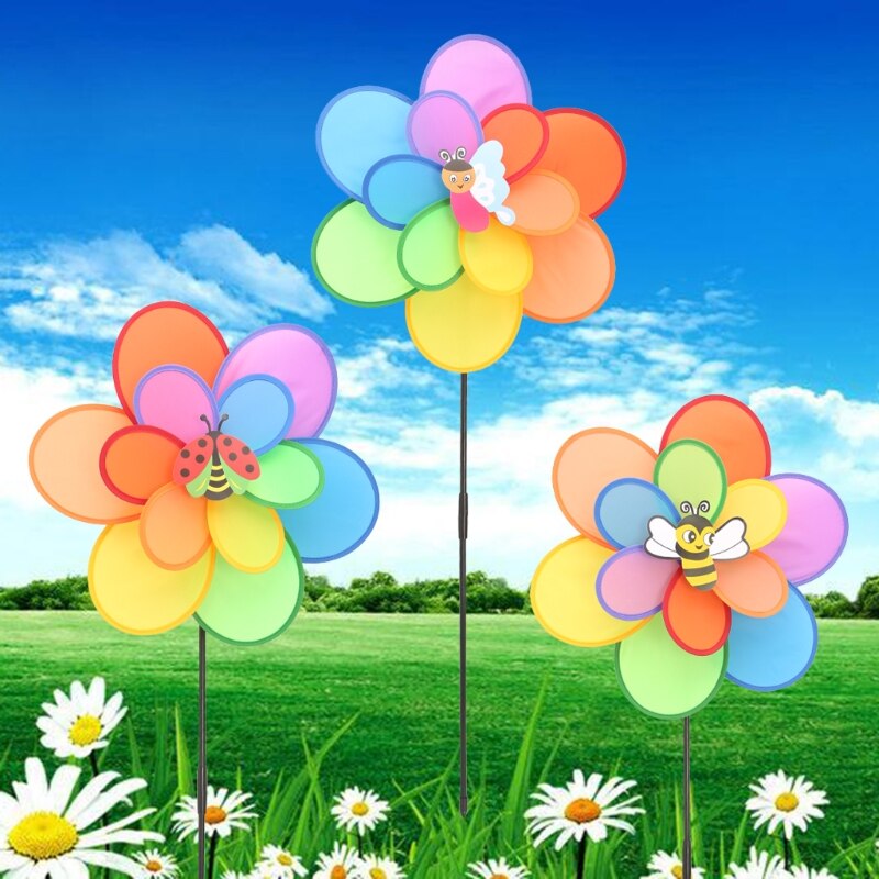 Larger Double Layer Insect Windmill Wind Spinner K... – Grandado