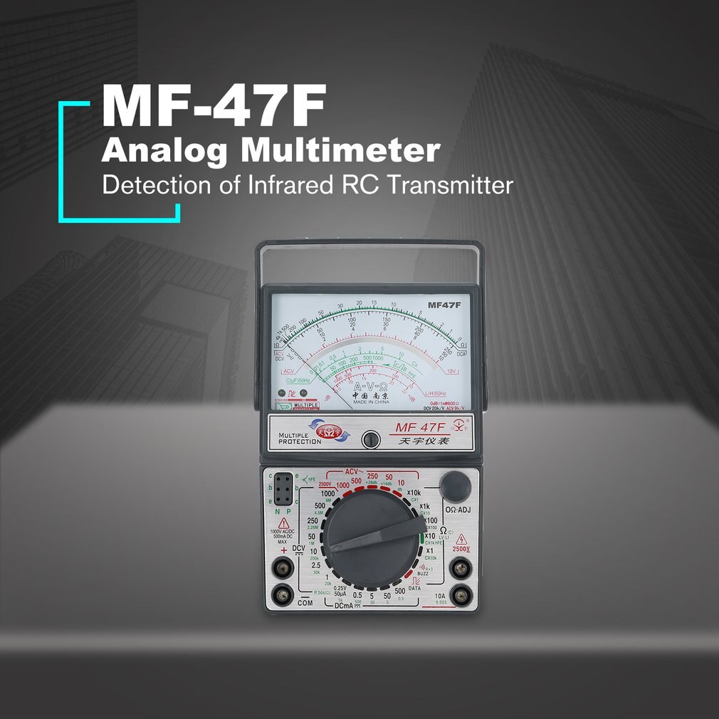 MF-47F Analoge Multimeter DC/AC Voltage Current Me... – Vicedeal
