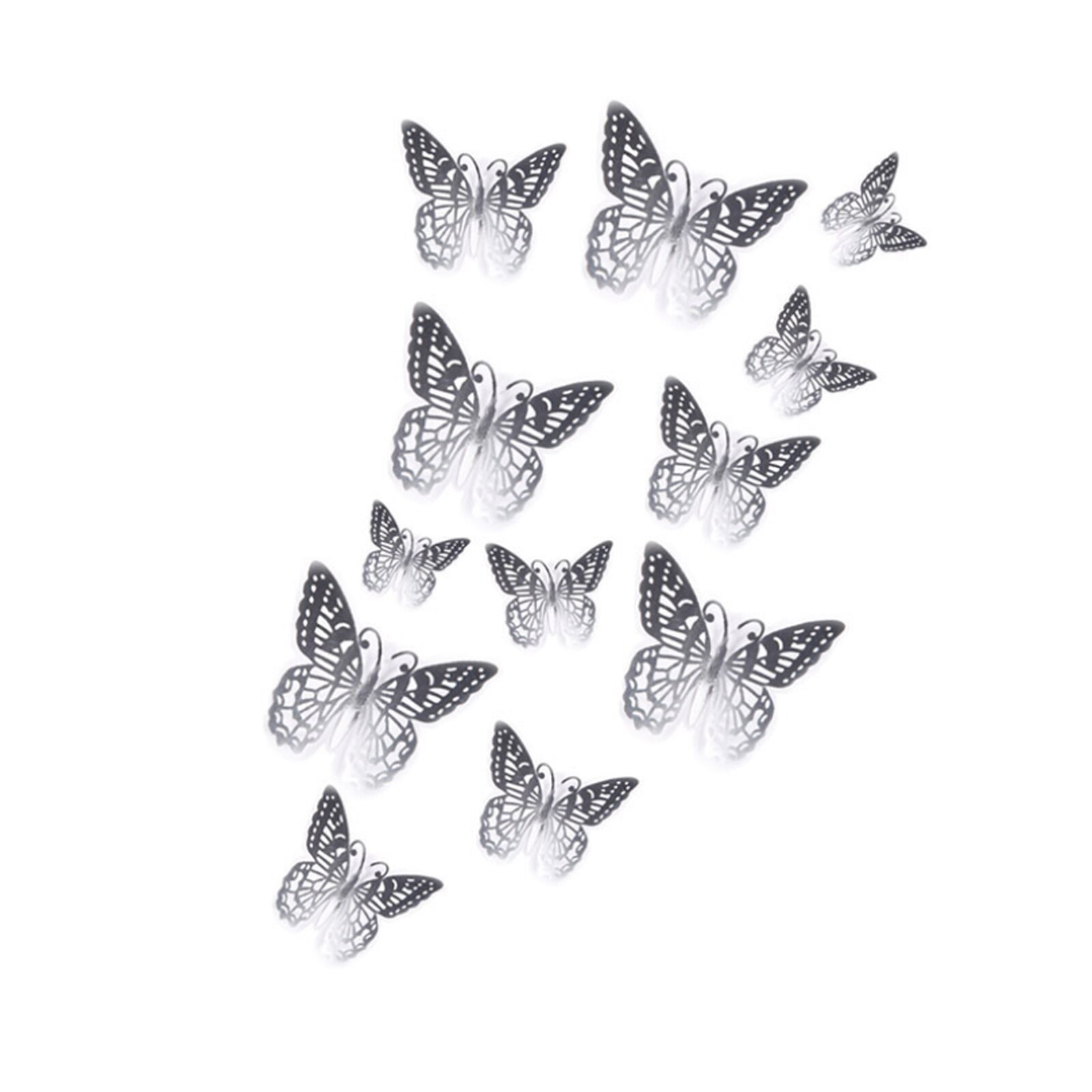 12 Stuks Muursticker, 3D Vlinder Papier Stickers M... – Vicedeal