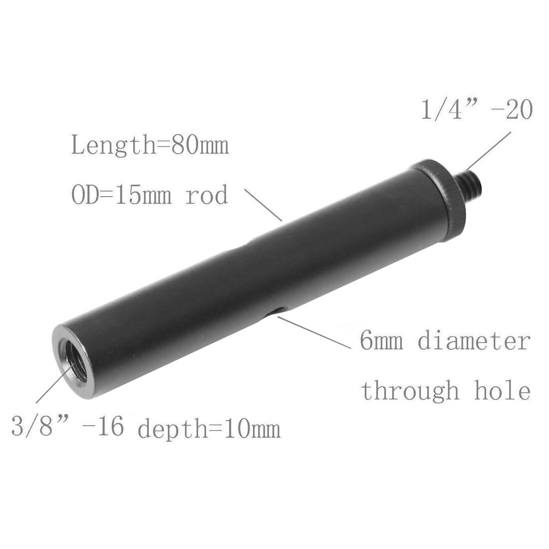 Photography Kit 15mm Rod Male 1/4 Thread to Female... – Vicedeal