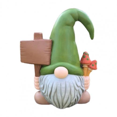 Faceless Dwarf Statue Resin Gnome Garden Sculpture... – Grandado