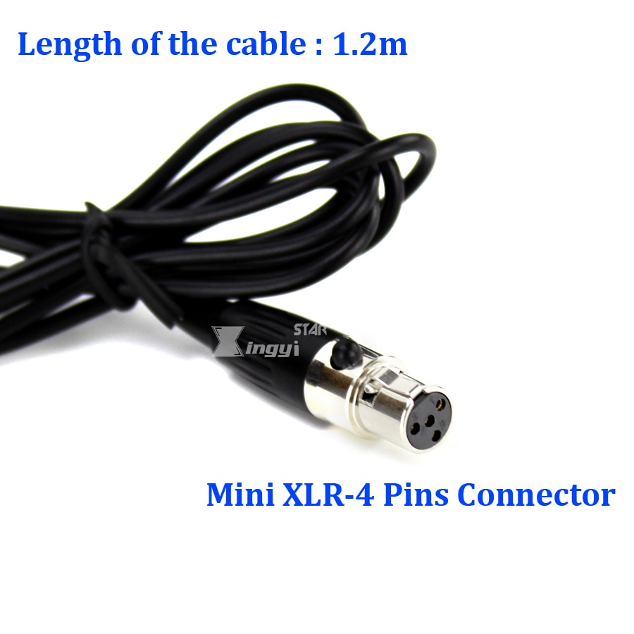 Mini XLR 4 Pin TA4F Wired Vocal Condensator Dasspe... – Grandado