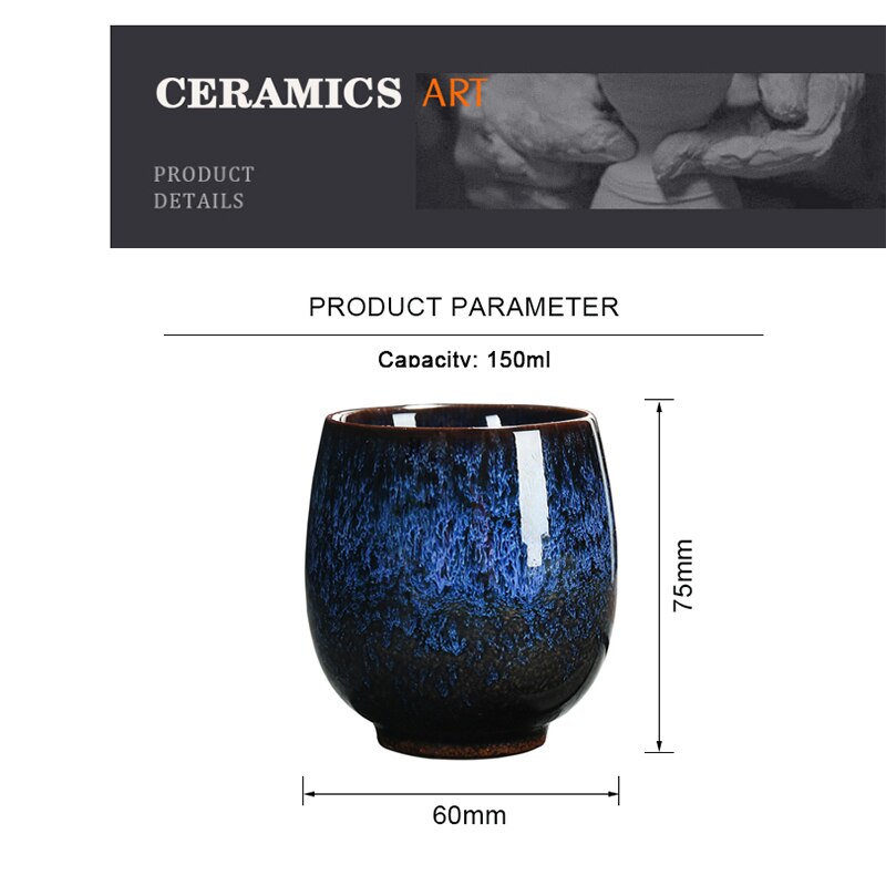 Ceramic China Tea Cup Kiln Change Ceramic Home Tea... – Grandado