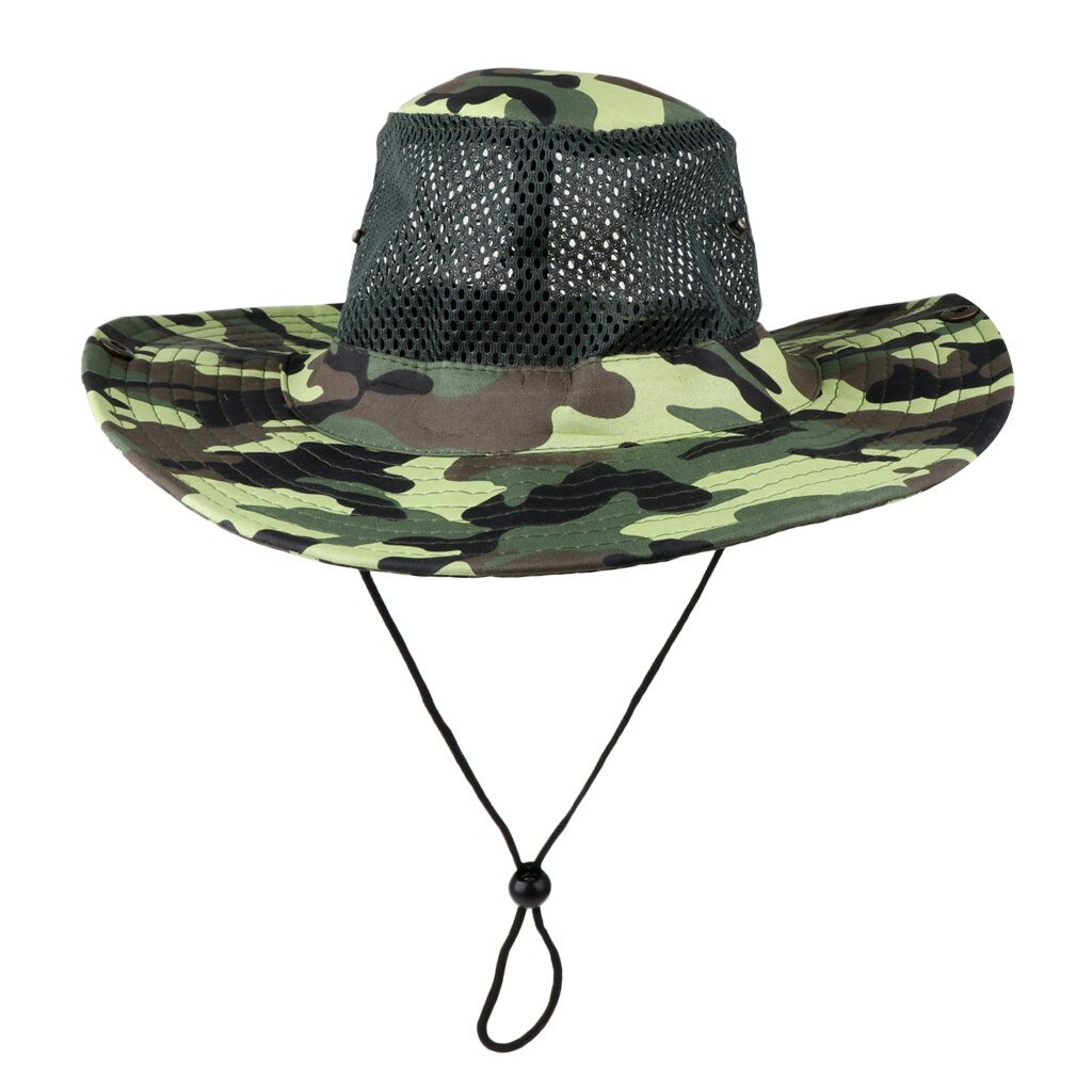 Summer Mesh Bucket Safari String Hap Men Women Fis... – Vicedeal