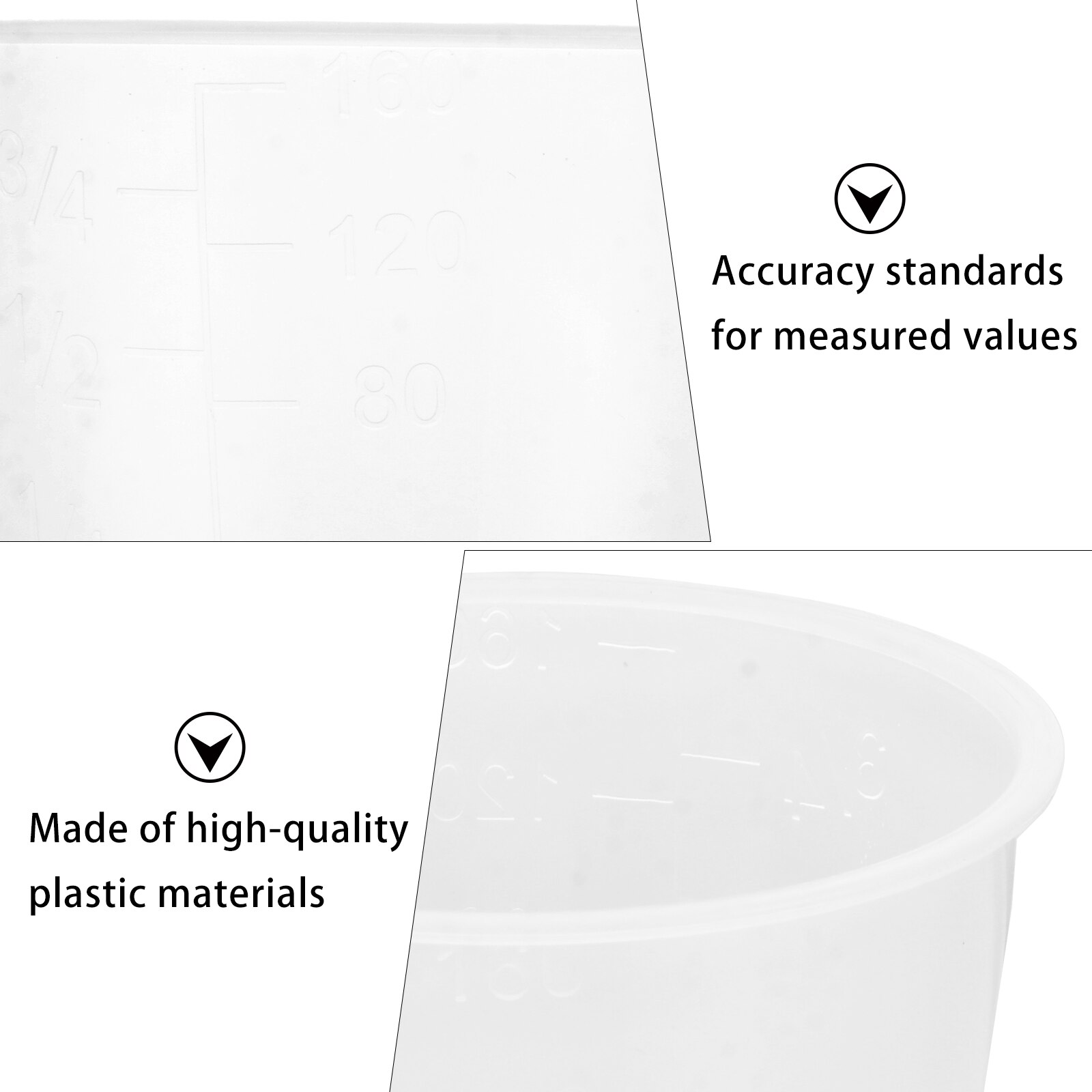 10 Pcs Food Grade Plastic Rice Measuring Cup Rice ... – Vicedeal